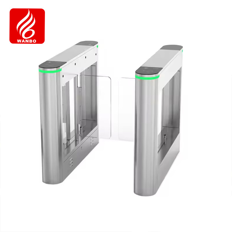 Swing Barrier Gate Access Control System Fingerprint RFID Card ...
